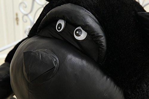 LightningStore Adorable Cute Black Gorilla King Kong Stuffed Animal Do